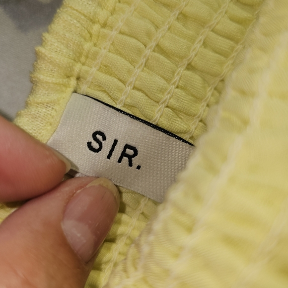 SIR the label | Dresses | Sir The Label Francesca Smocked Linen Midi ...
